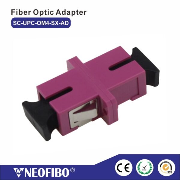 SC UPC Adapter-SC/UPC/MM Simplex Magenta adapter – Shenzhen Neofibo ...