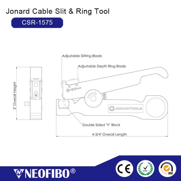 Jonard Cable Slit & Ring Tool – Shenzhen Neofibo Technology Limited