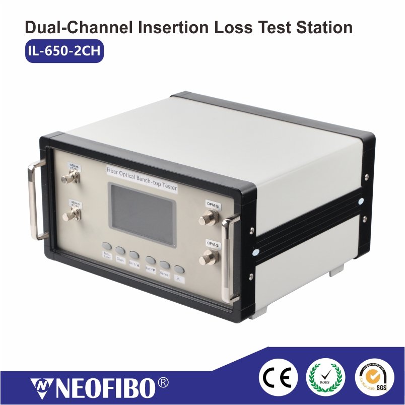 Neofibo Dual-Channel Red Light Insertion Loss Test Station, IL-650-2CH ...