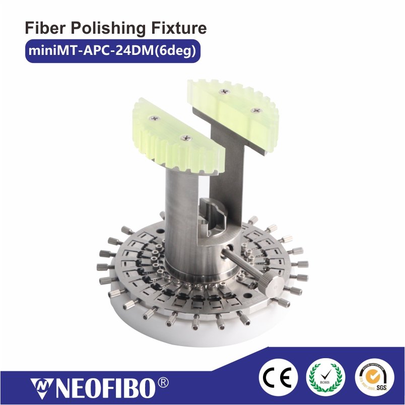 MiniMT-APC-24DM（6deg）Non-destructive Clamping Mini MT Ferrule Polishing ...