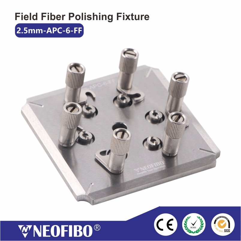 Neofibo 2.5mm Ferrule Mini Fiber Polishing Fixture, 2.5MM-APC-6-FF ...