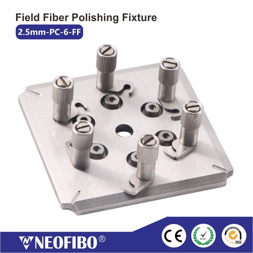 Neofibo 2.5mm PC Ferrule Mini Fiber Polishing Fixture, 2.5MM-PC-6-FF ...