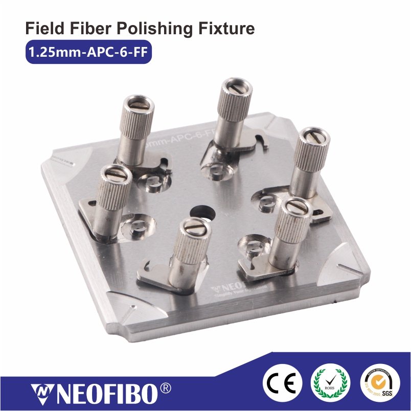 1.25mm Ferrule Field Fiber Polishing Fixture, 1.25mm-APC-6-FF ...